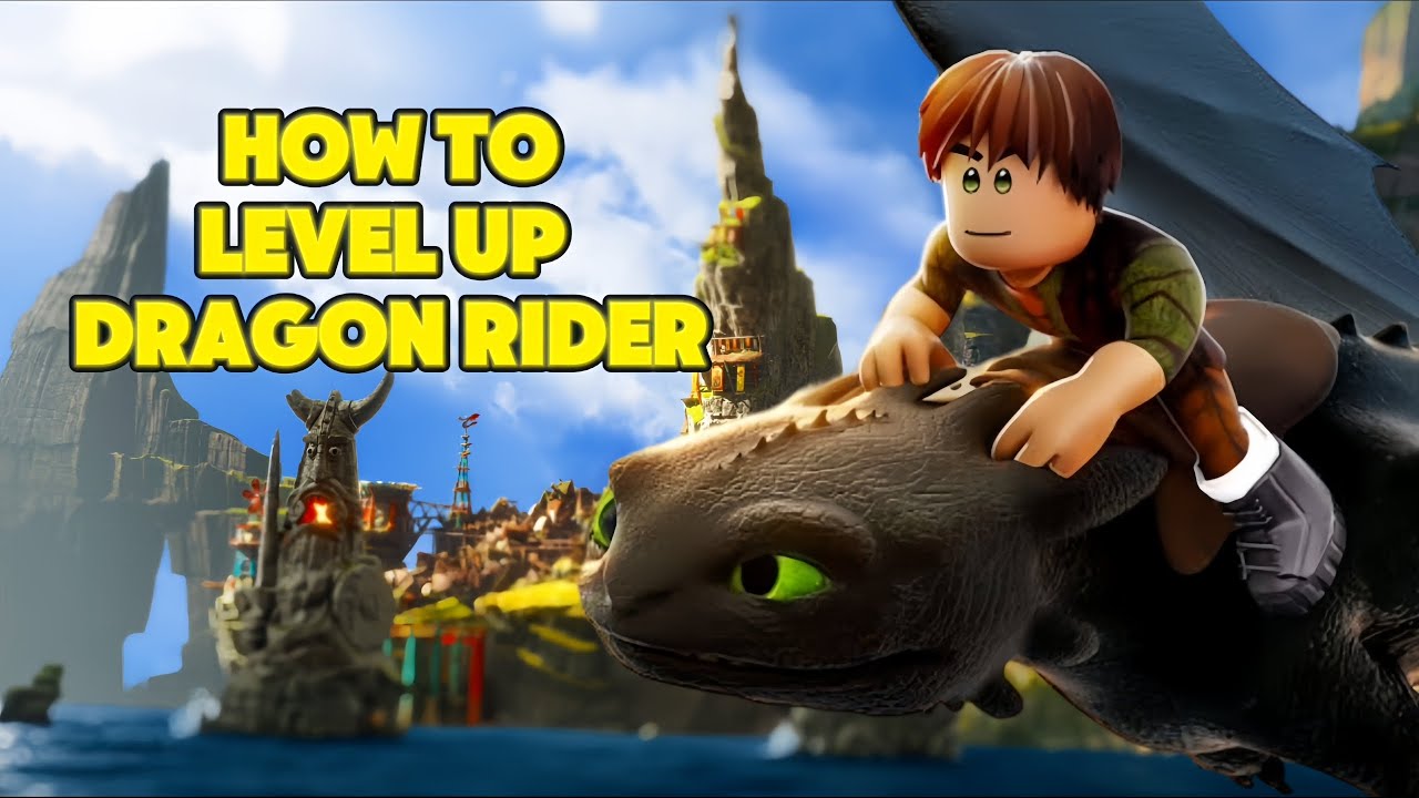 How To Train Your Dragon Roblox - How To Level Up Dragon Rider - YouTube
