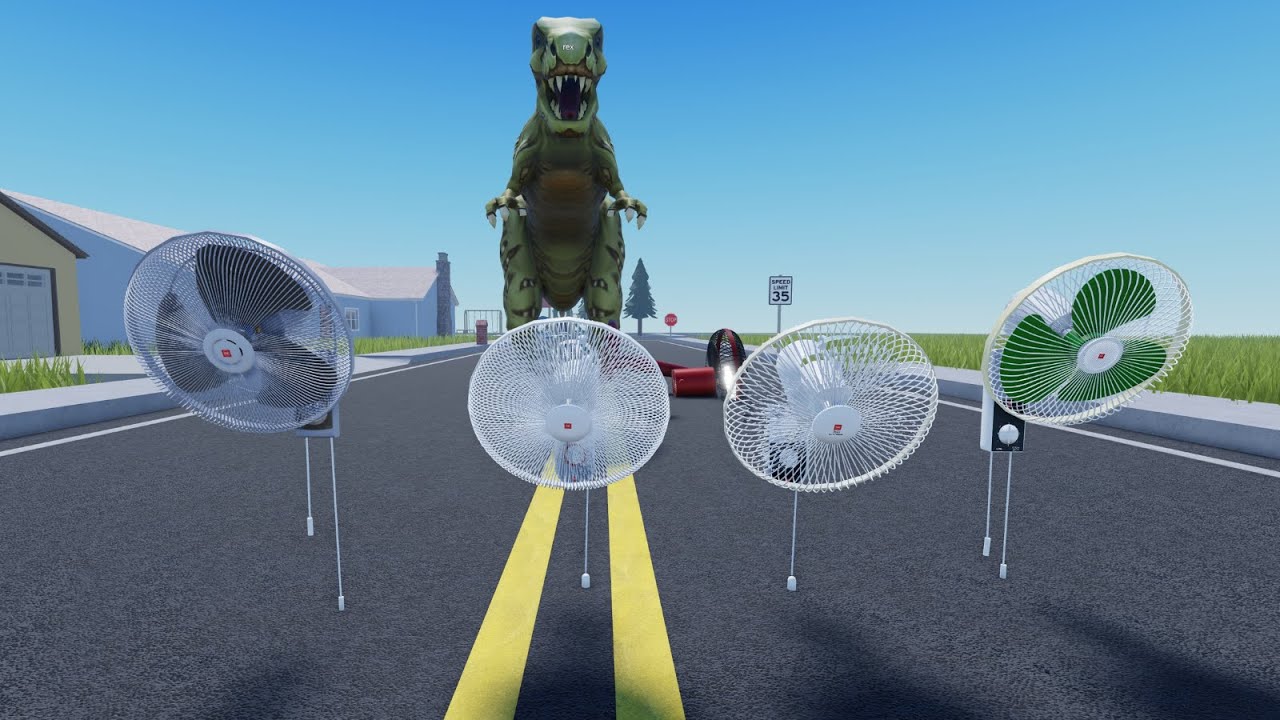 Desk Fan Video,, Kipas Angin Roblox dan Dinosaurus - YouTube