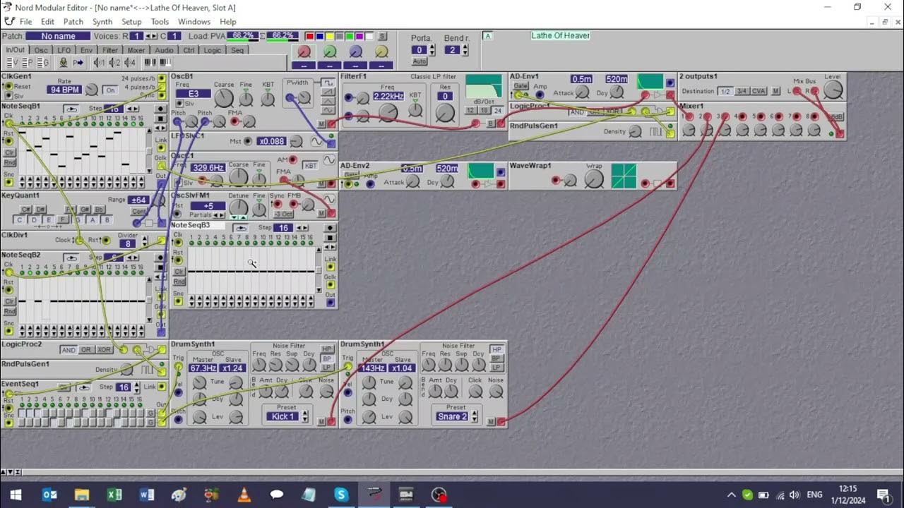 Nord Micro Modular Stream 102: True Intermittent Melodies - YouTube
