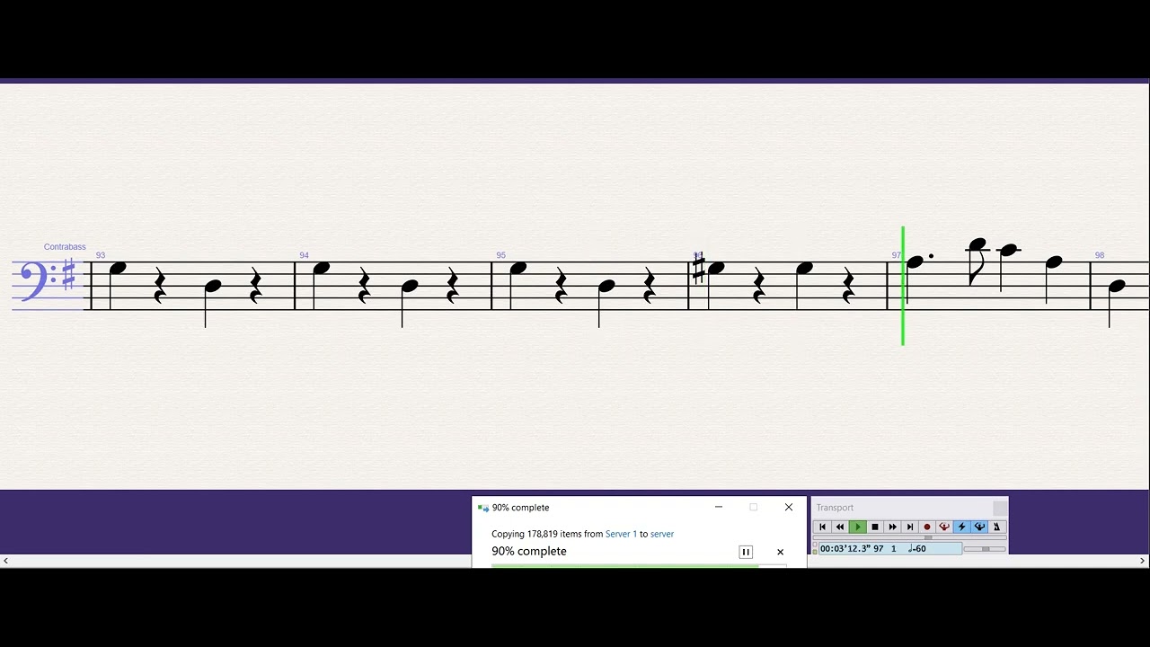 Be Our Guest - Contrabass - YouTube