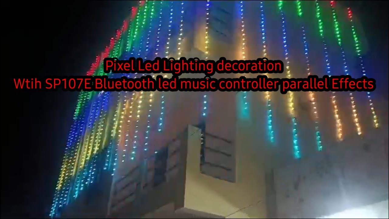Pixel Led Lighting decoration Wtih SP107E Bluetooth led music ...