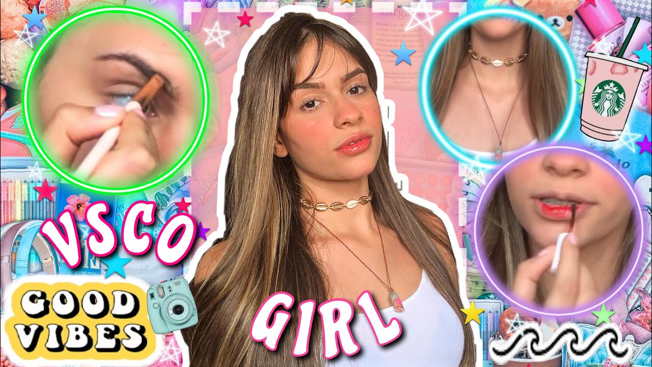 MAQUIAGEM VSCO GIRL| Make INSPIRAÇÃO🌊 - YouTube
