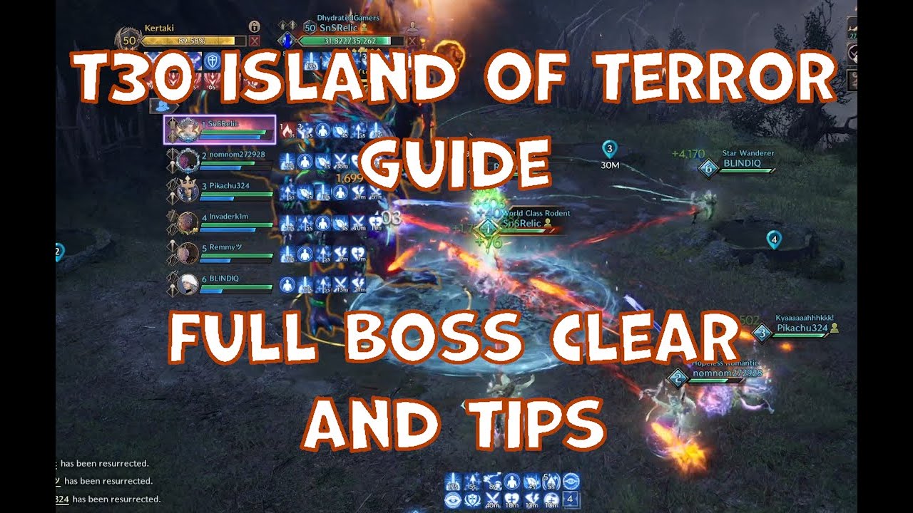 Tier 30 Island of Terror Dimensional Trial Guide - Healer POV - Full ...