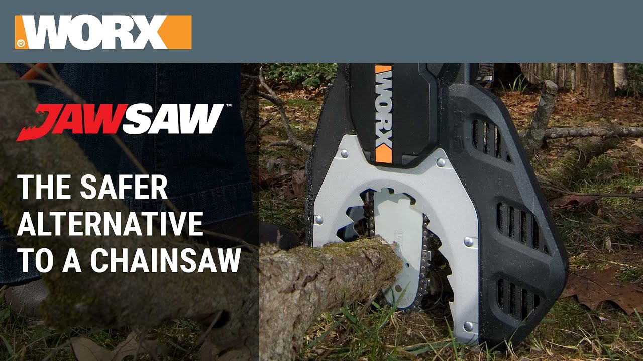 WORX JawSaw - The Safer Alternative to a Chainsaw - YouTube