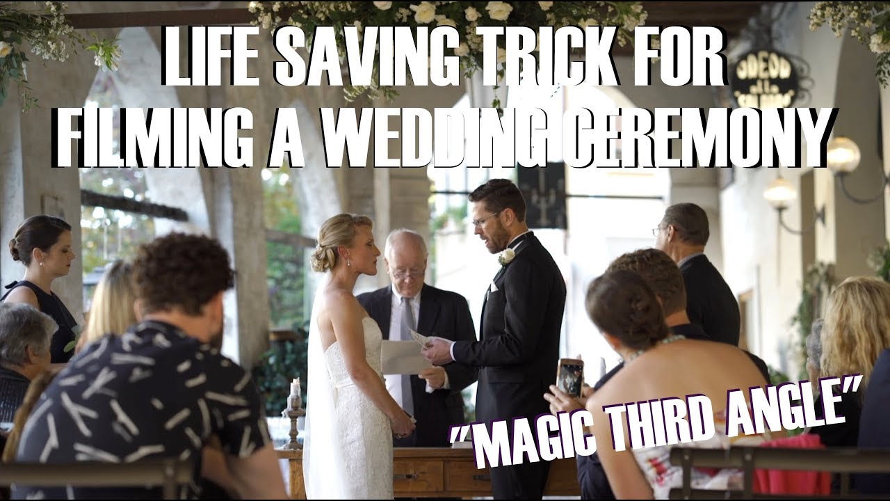 Filming a Wedding Ceremony - Wedding Videography Tips - YouTube