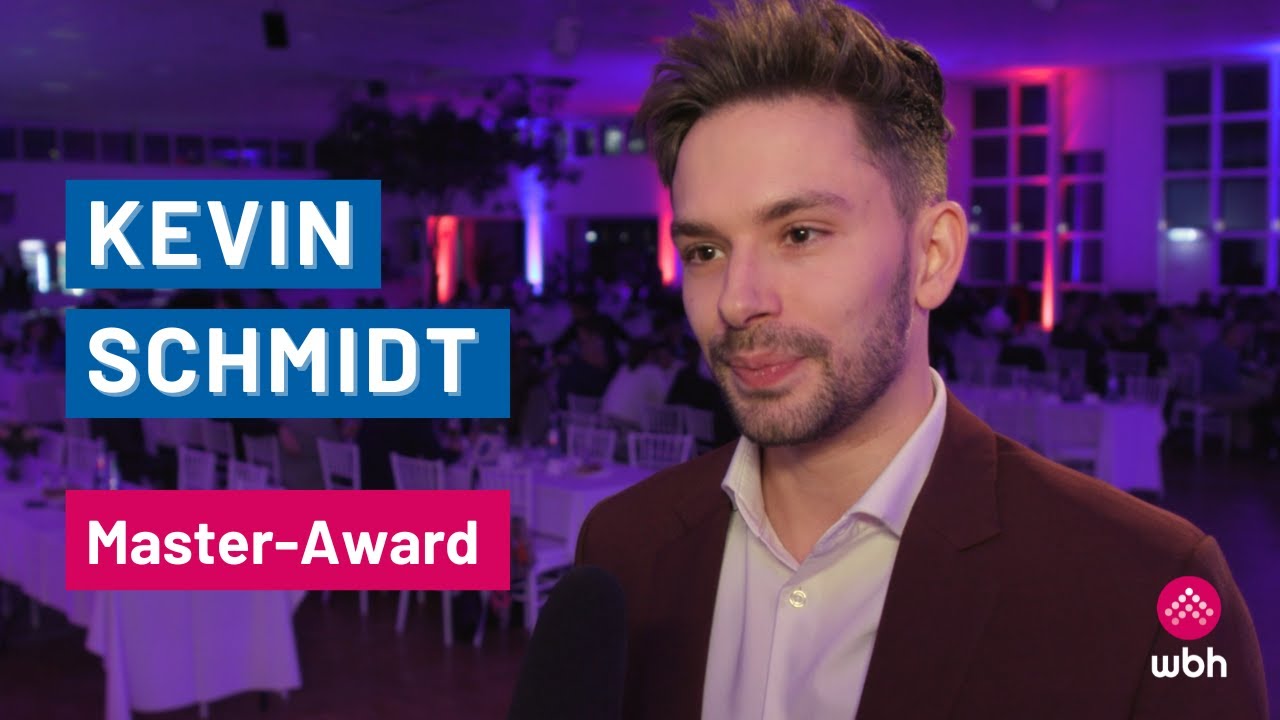 Kevin Schmidt | Master Award | Absolventenfeier 2023 - YouTube