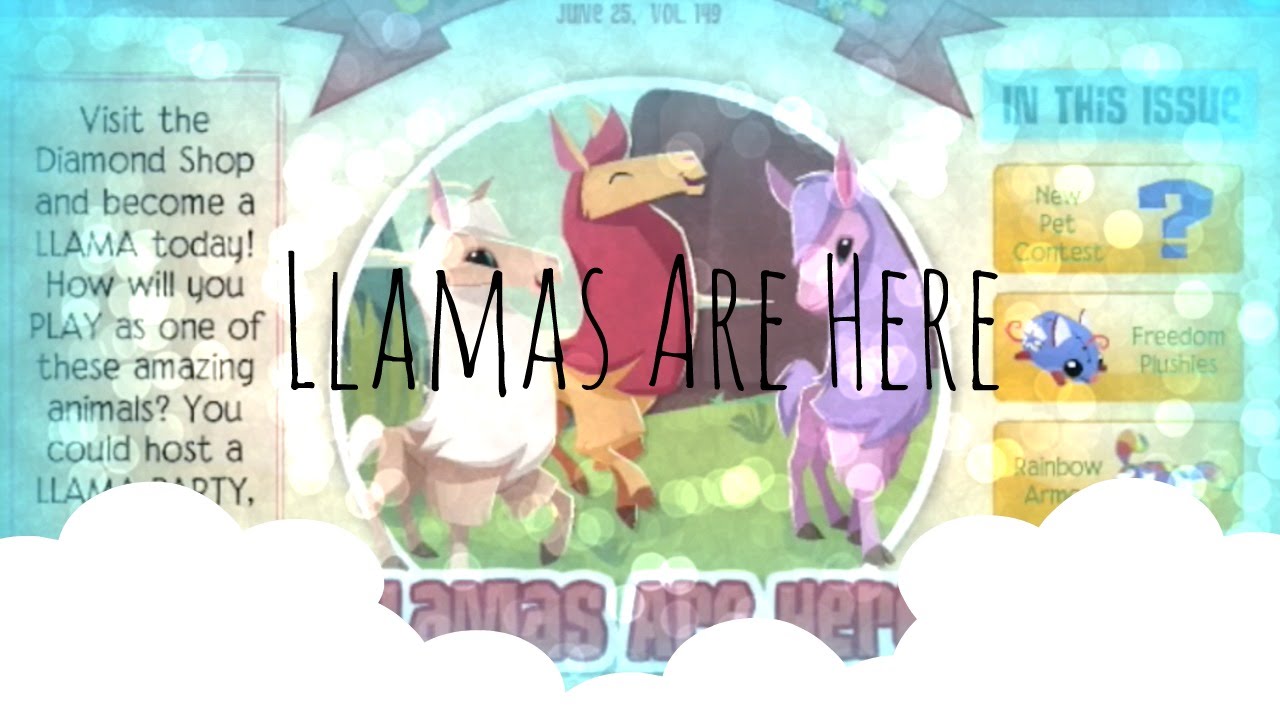 UPDATES: Llamas Are Here - Animal Jam - YouTube