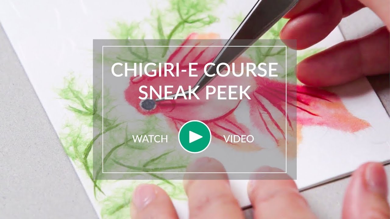 Chigiri-e Course Sneak Peek - YouTube