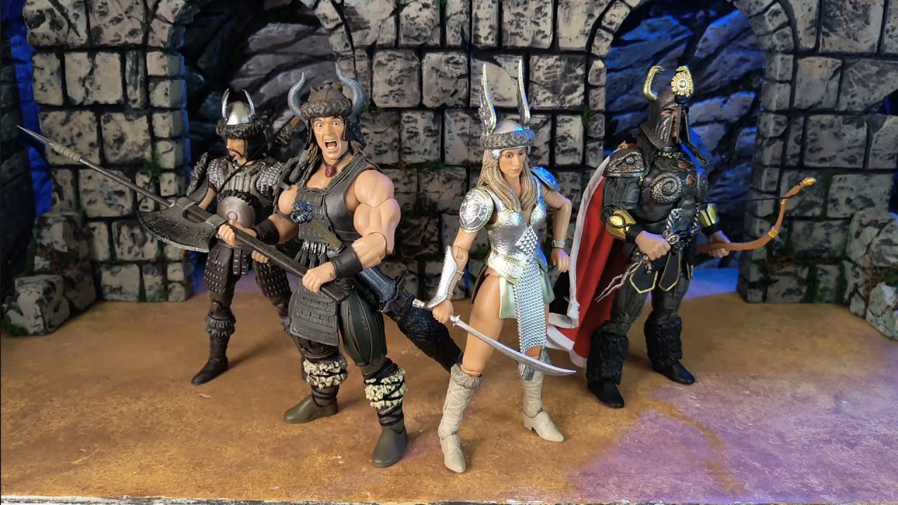 Review Conan, Valeria, Subotai e Thulsa Doom Conan The Barbarian Wave 5 ...