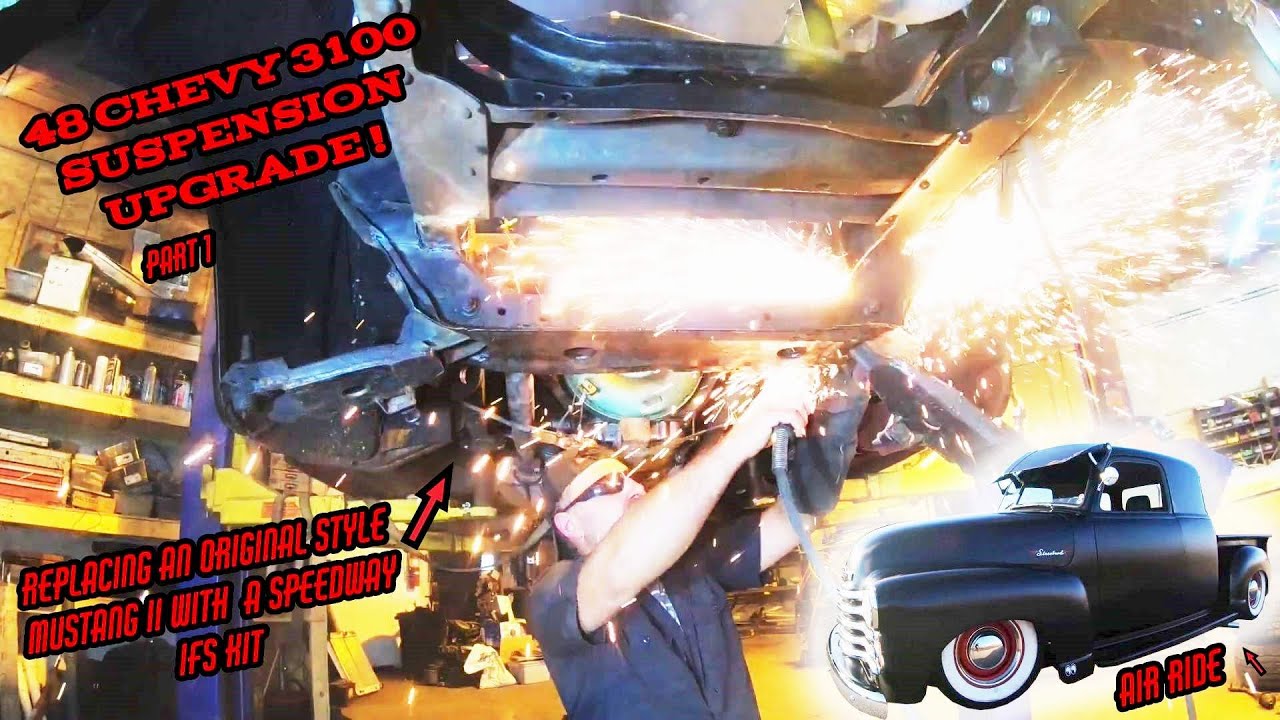 Chopping Out An ORIGINAL Mustang II Suspension & Replacing With ...