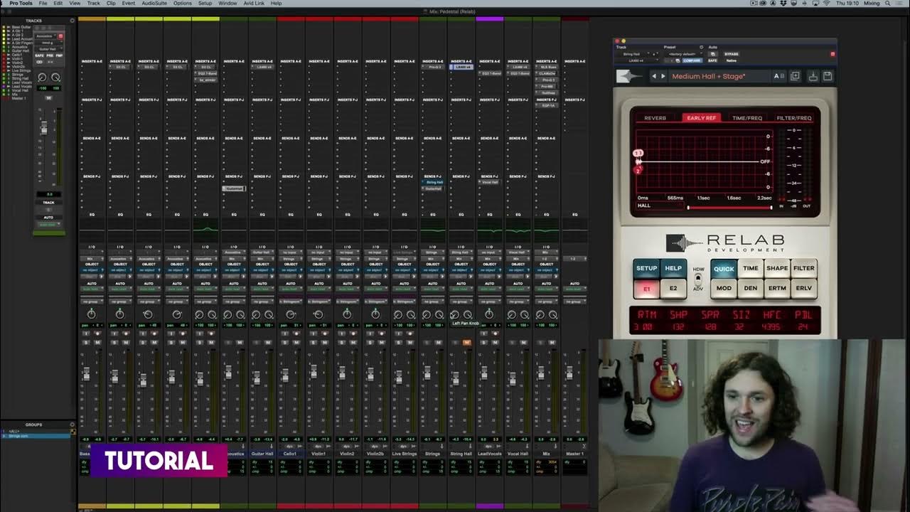 Relab LX480 - How To Use Hall Reverb To Create A Cohesive Mix - YouTube