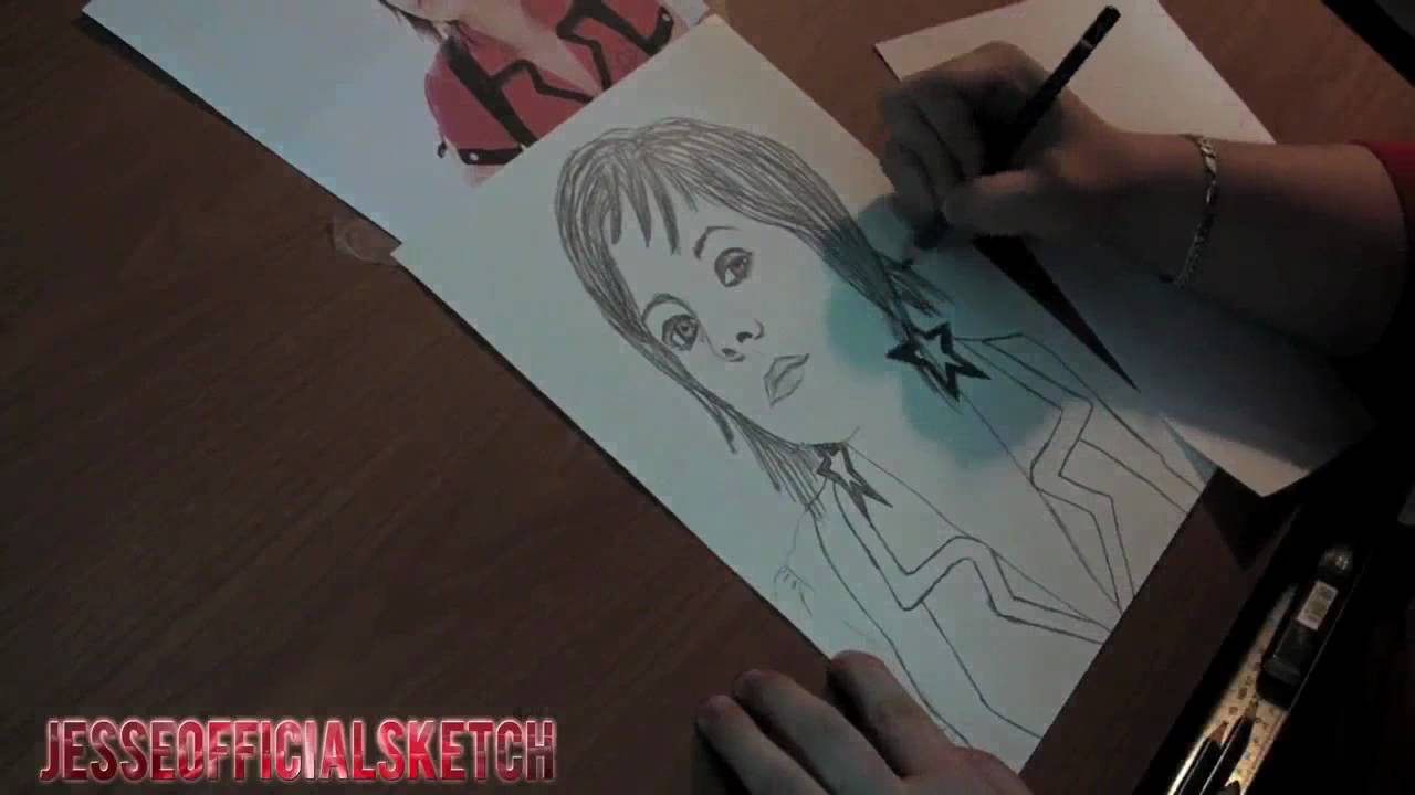 Speed Drawing: SHILOH | JesseOfficialSketch - YouTube