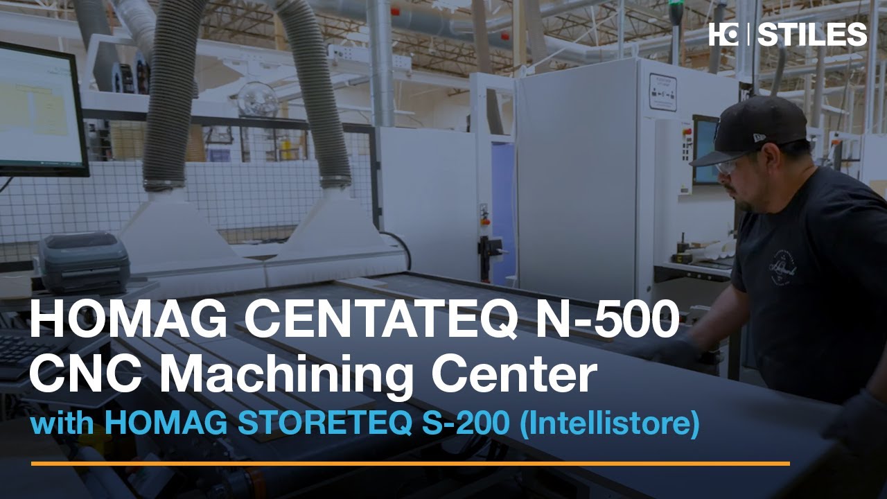 HOMAG CENTATEQ N-500 CNC Machining Center with HOMAG STORETEQ S-200 ...