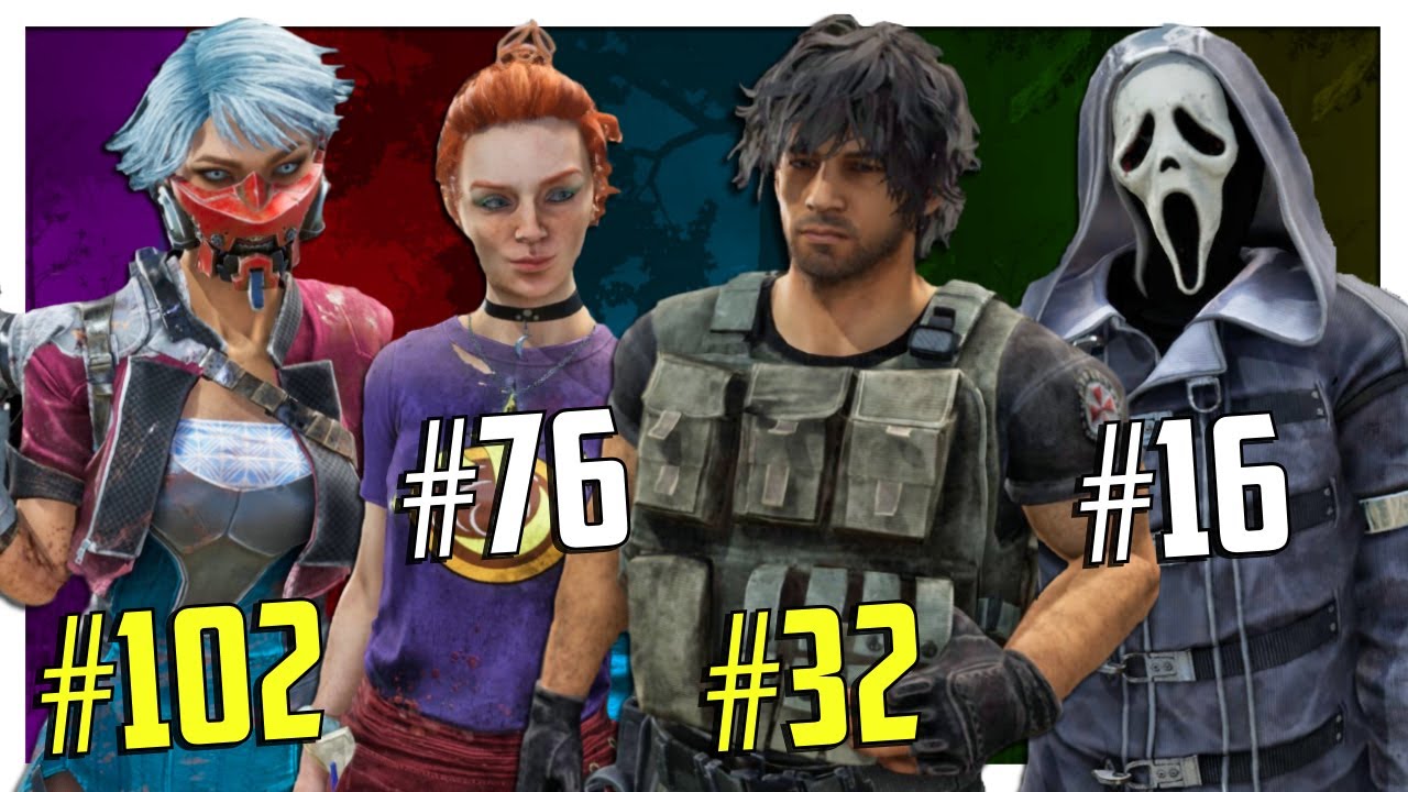 All 102 Characters Ranked Least to Most Liked! (Dead by Daylight ...