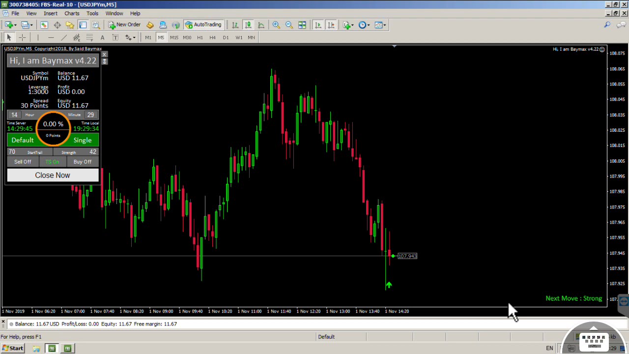 NEWS EA | FOREX NEWS TRADING EA | Live trade NFP 1 November 2019 - YouTube