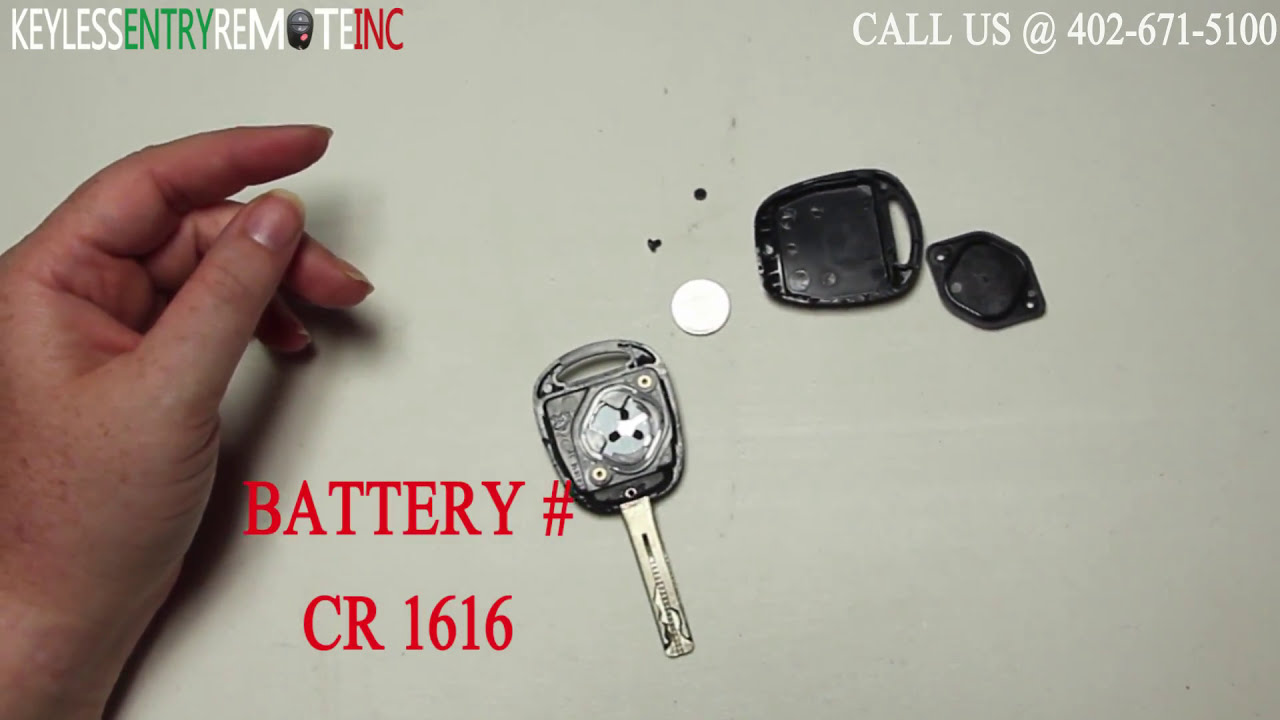 Lexus LX470 Key Fob Battery Replacement Guide (1998 - 2000) - YouTube