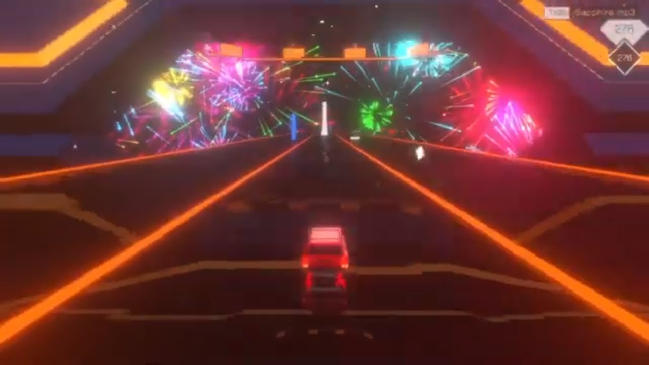 Music Racer - Console Review | Rhythm Action | Runner | Synthwave - YouTube