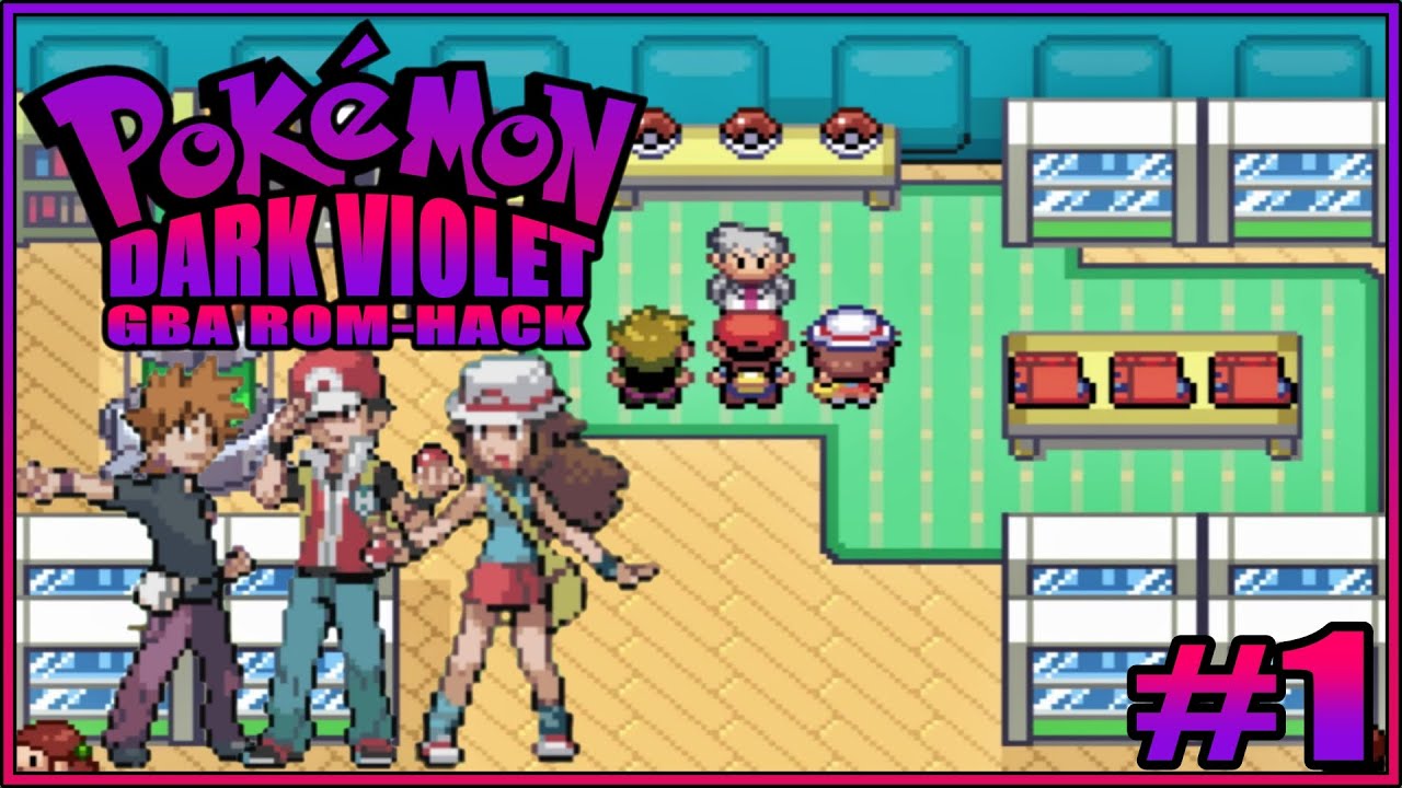 Pokémon Dark Violet GBA Rom Hack PLAYTHROUGH #1 - YouTube
