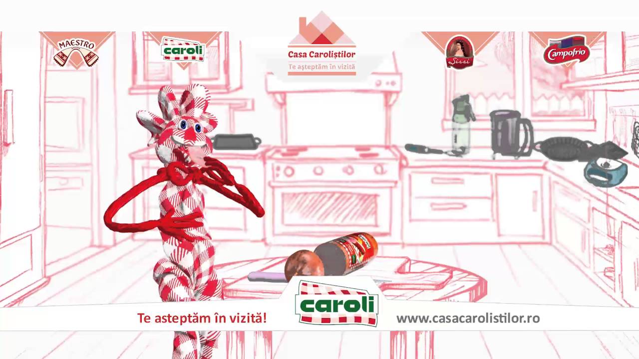 Spot Tv Caroli Salam cu Sunca Extra 90% carne - YouTube