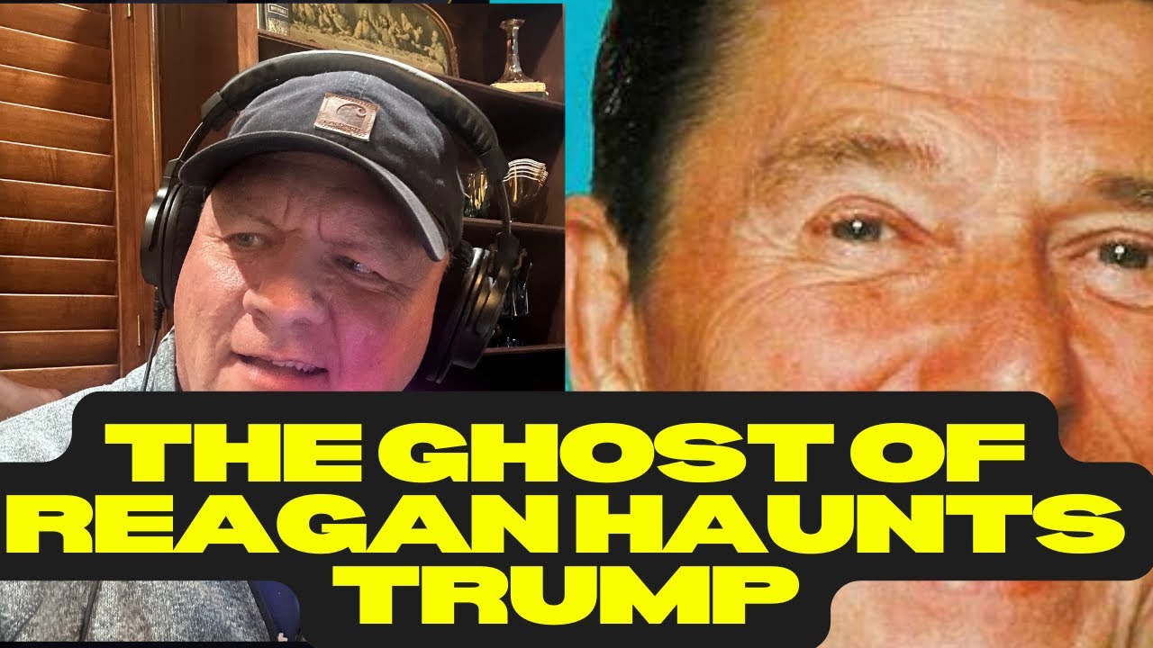 Ghost Of Ronald Reagan Haunting Trump - YouTube
