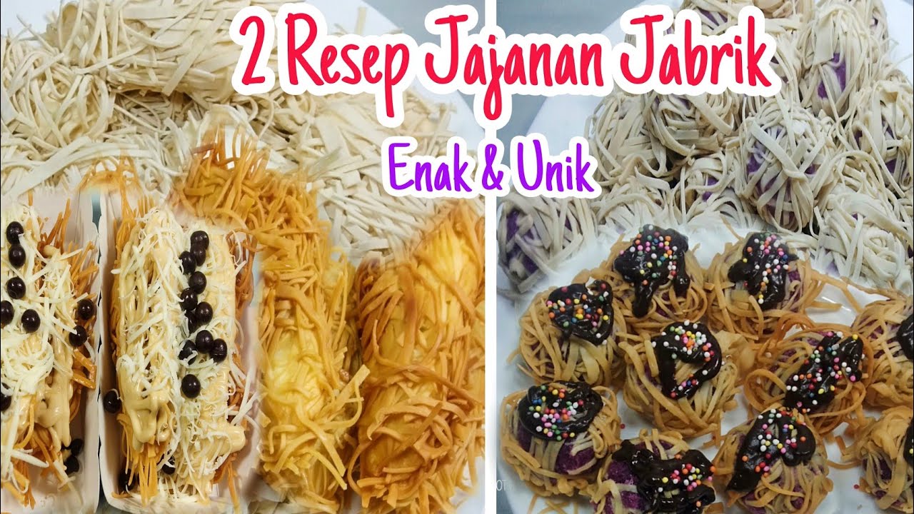 2 RESEP JAJANAN TERBARU 2023 || SEROK DUIT JAJANAN JABRIK UNTUK IDE ...