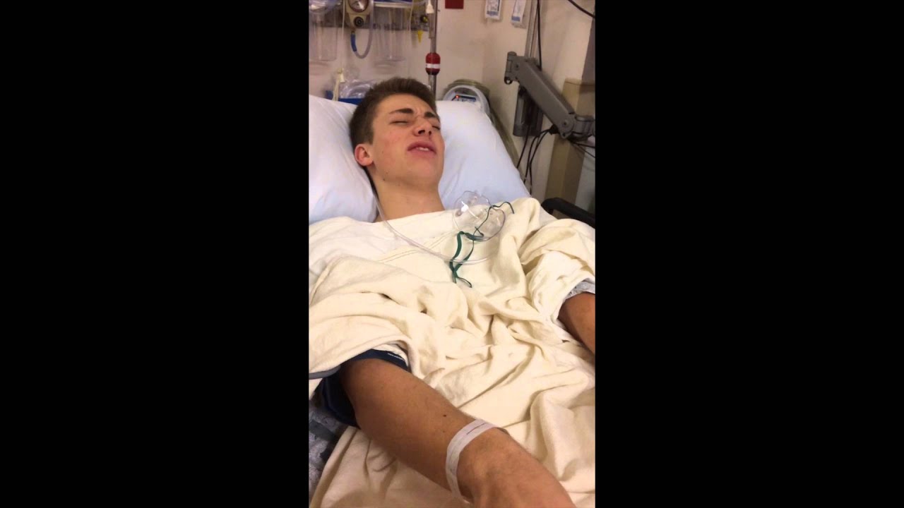 David Waking Up From Surgery Part 2 - YouTube