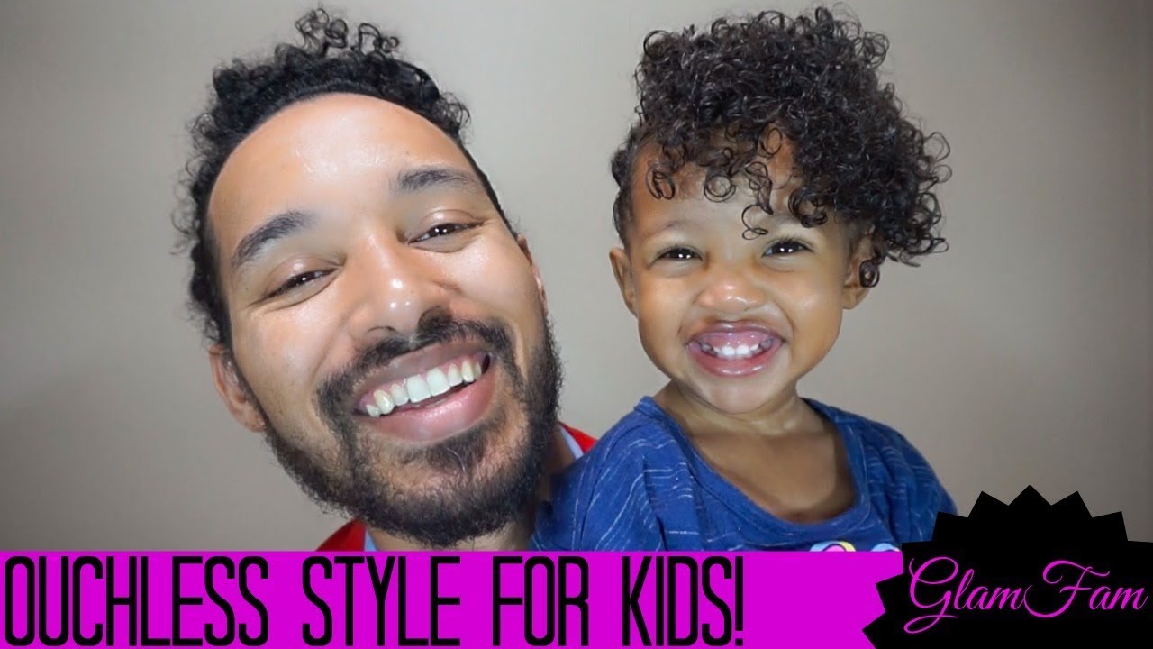 Cute Hairstyle for Tender headed Children (In detail) - YouTube