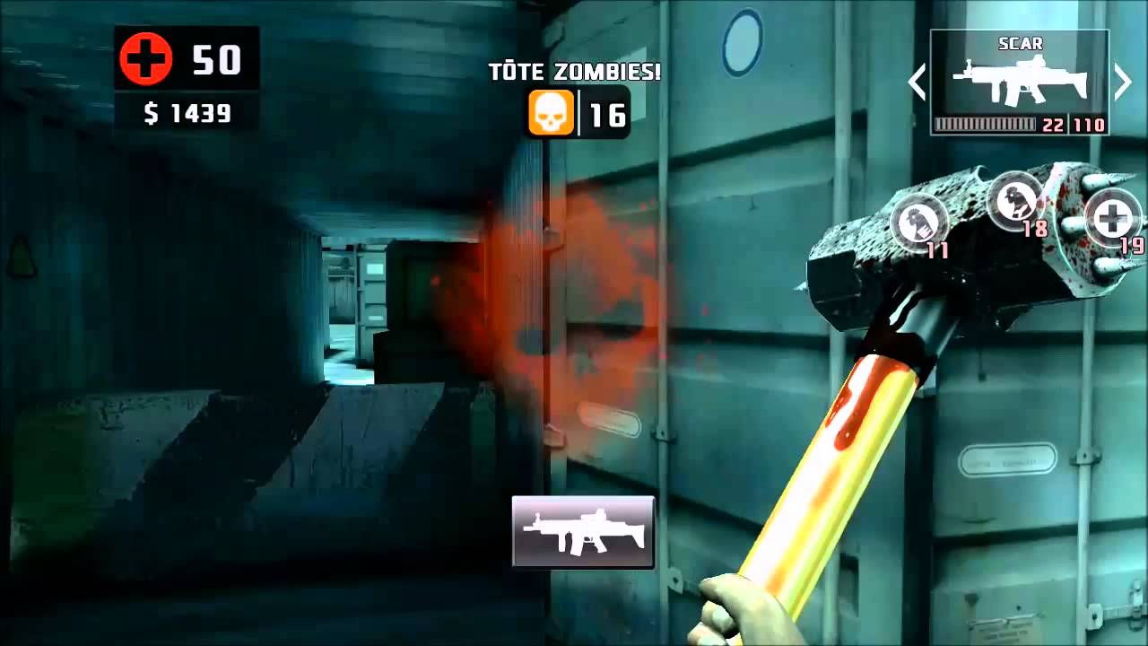 Dead Trigger 2 Weapon Challenge: Hammer only / Android HD Gameplay ...