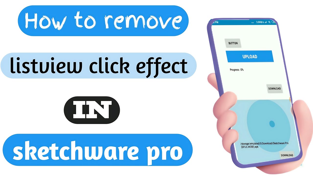 How To Remove Listview Click Effect In Sketchware Pro From Shortcut Bangla Tips Youtube
