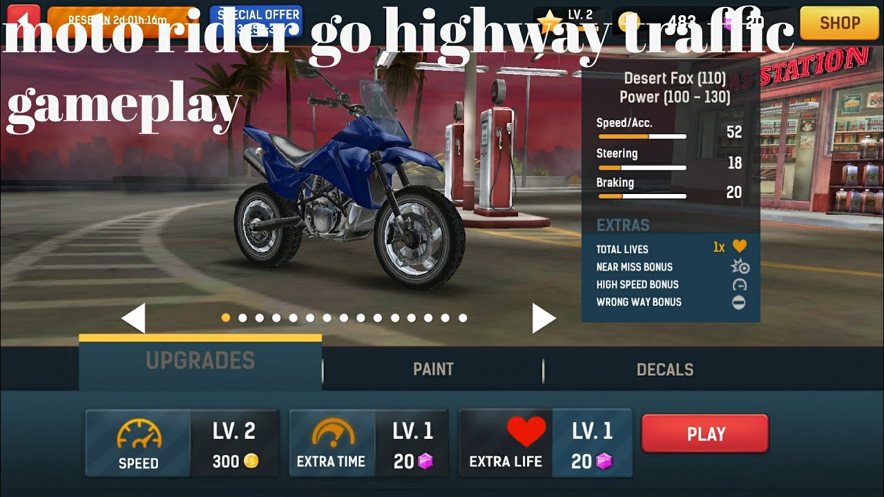 Moto rider go gameplay and review - YouTube