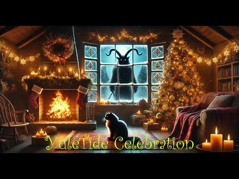 ️🔥🎄Yuletide Celebration~ Cozy Yule Fire Ambience - YouTube