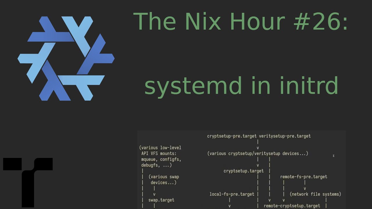 The Nix Hour #26 [systemd in initrd] - YouTube