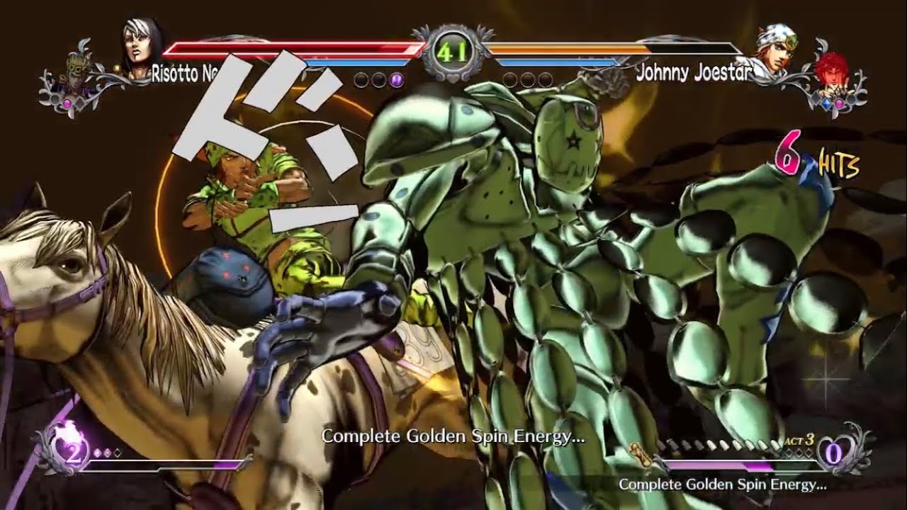 JJBA ASBR: A PARAPLEGIC DEFEATS AN ITALIAN GANGSTER - YouTube