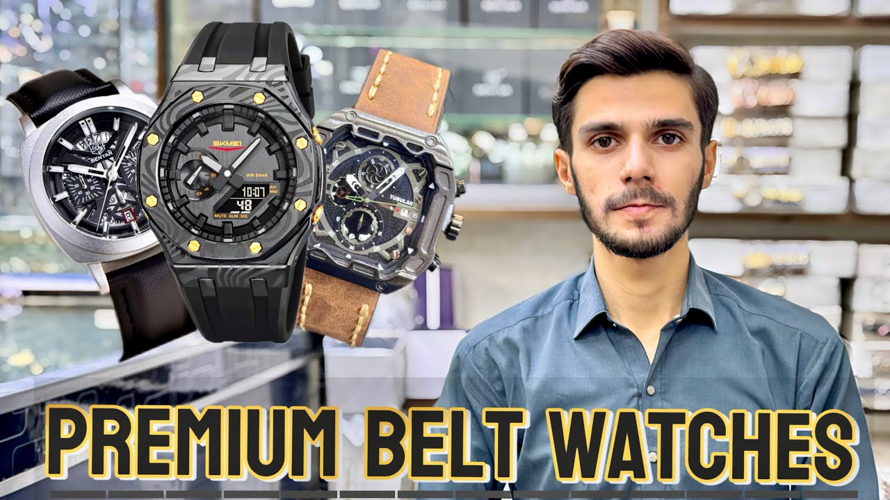 Premium Belt Watches for Mens | Chronograph & Dual Time Watch ...