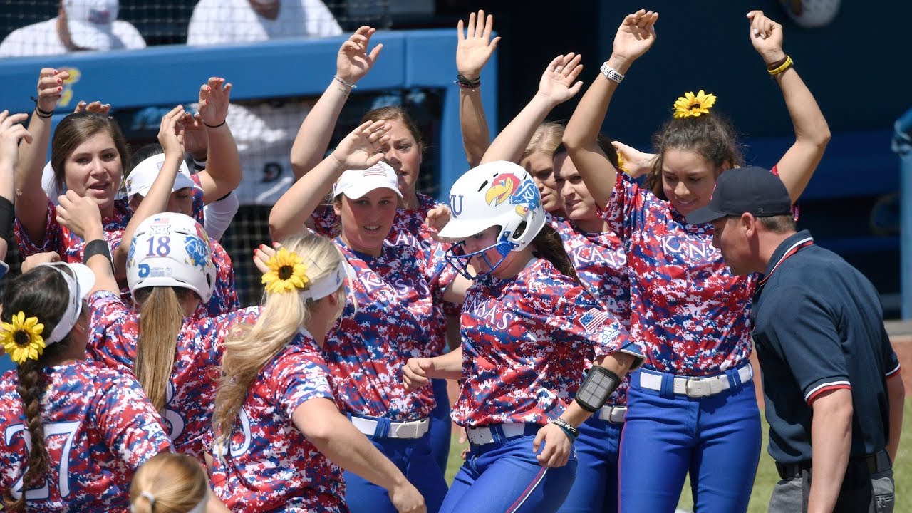 Kansas ends season with 4-1 triumph over Iowa State // Kansas Softball ...