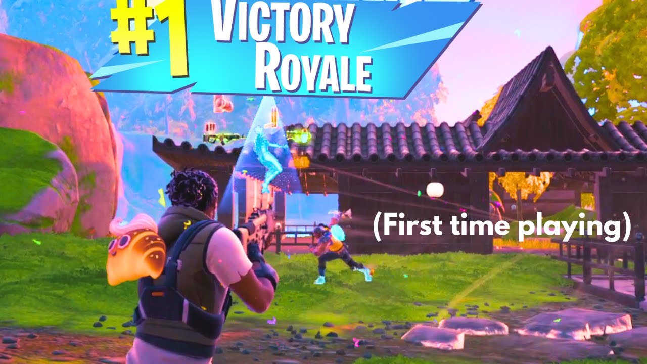 Trying FORTNITE For The FIRST TIME - YouTube