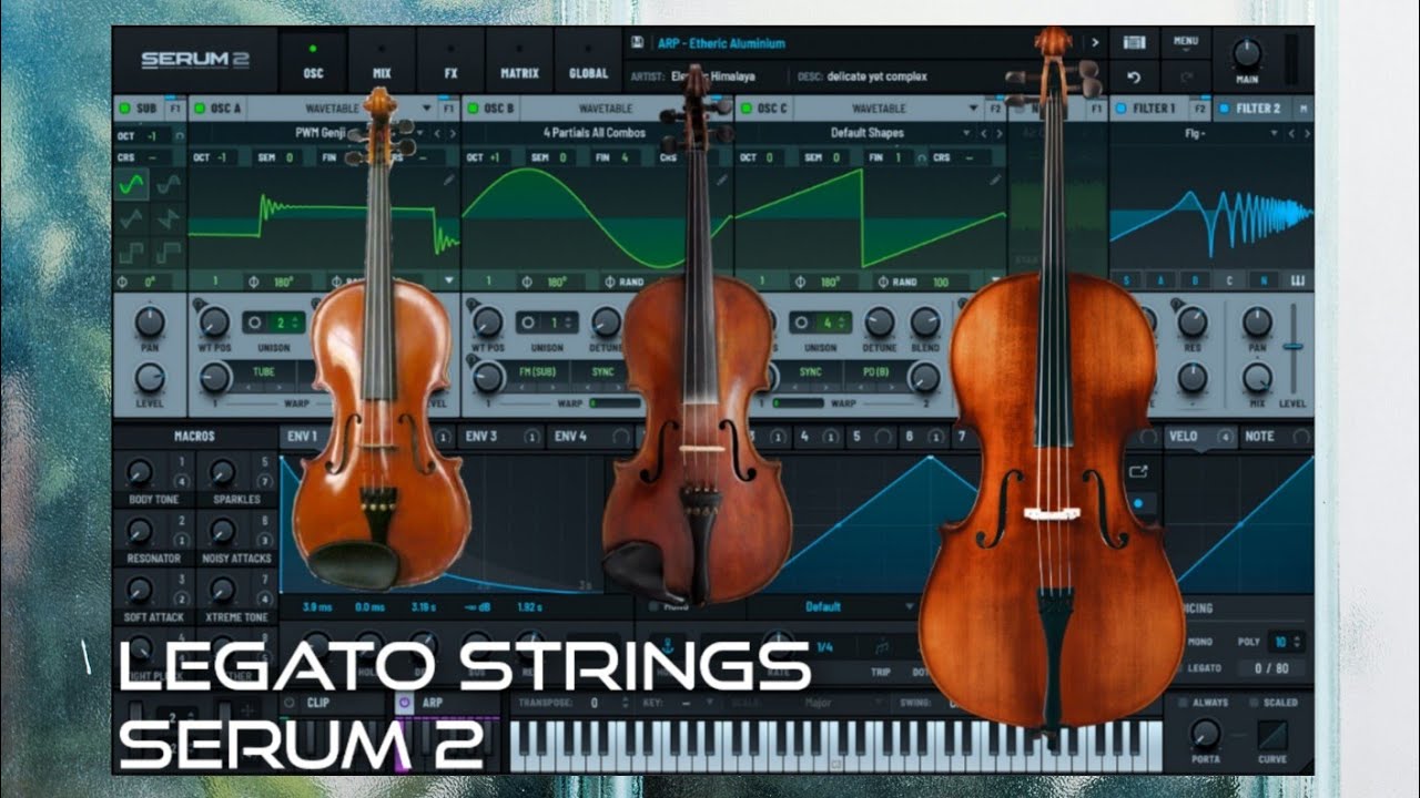 Legato Strings for Serum 2 (demo track) - YouTube