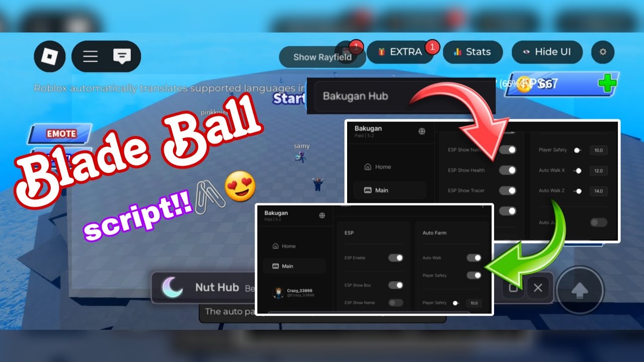 Blade Ball script |(BEST AUTOPARRY + BEST SPAM, auto jump and more ...