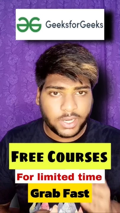 Paid GeeksforGeeks Courses for FREE! Limited Time Only! #GeeksforGeeks #FreeCourses #GFGOffer ...