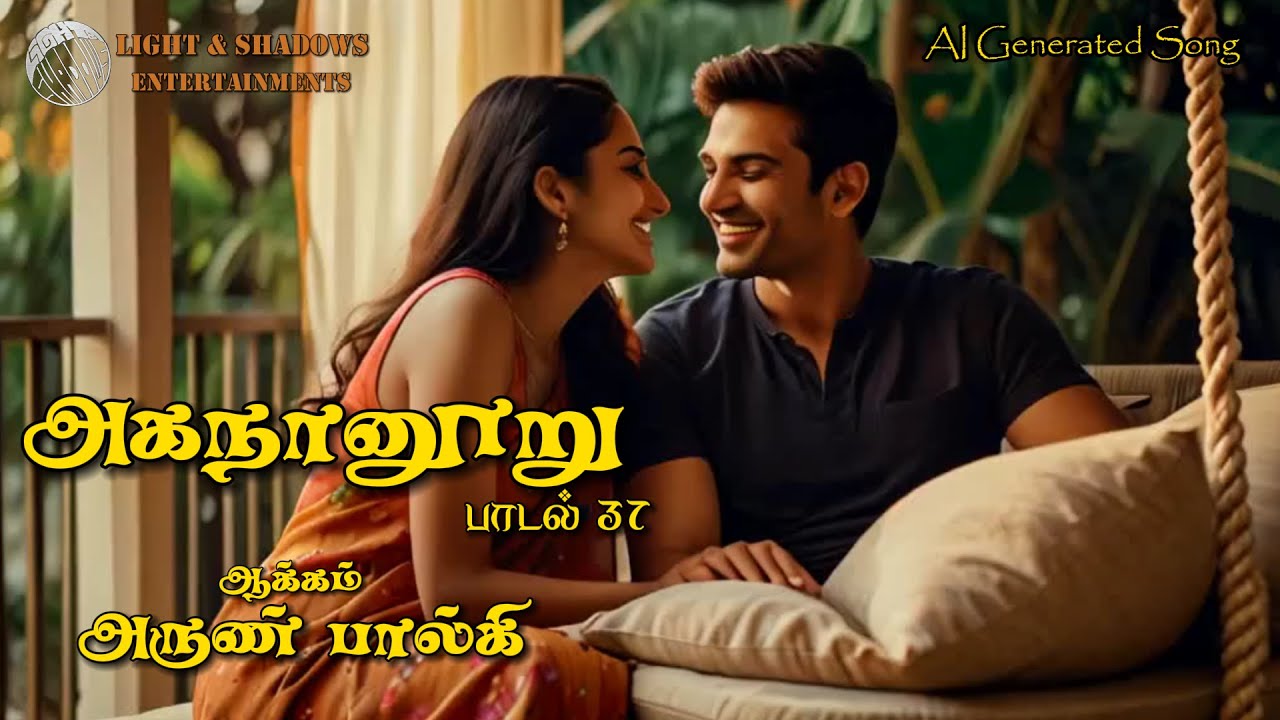 அகநானூறு 37 | Tamil Sangam Literature #akananuru into AI Songs | #arun ...