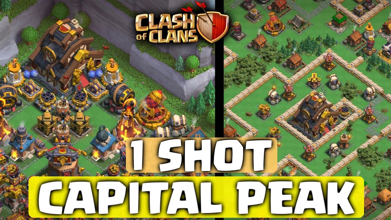 HOW TO EASILY 3 STAR CAPITAL PEAK IN CLAN CAPITAL RAID - YouTube