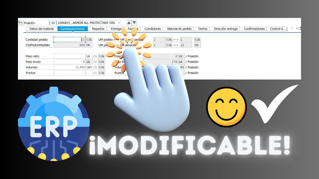FORMA CORRECTA DE MODIFICAR UNA Orden EN SAP | ME80FN - YouTube