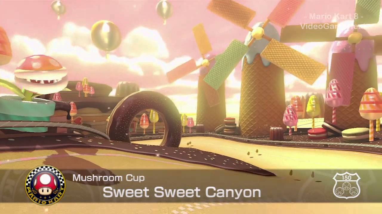 Mario Kart 8 Wii U Intro / Tips / Game / Overview / Mushroom Cup 150cc ...