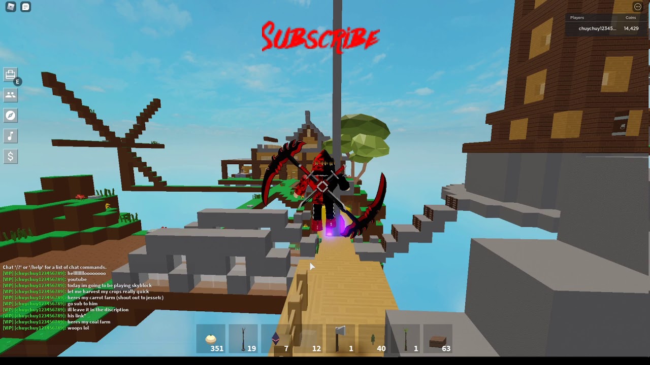 A tour around my skyblock base (roblox) - YouTube