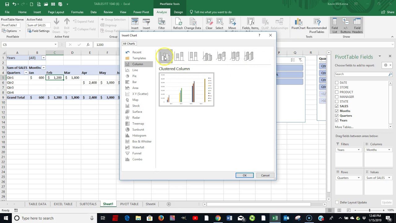 PIVOT TABLE GROUP DATE SLICERS - YouTube