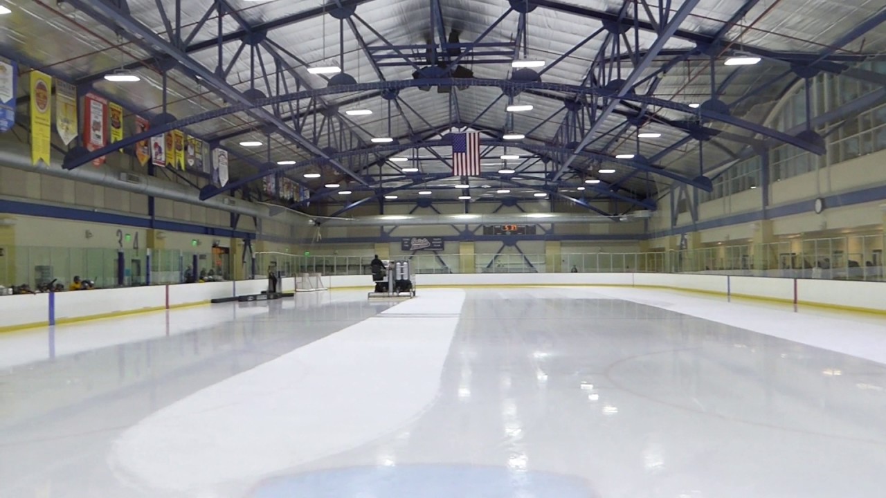 Andrew Ice Skating Practice Rink - YouTube