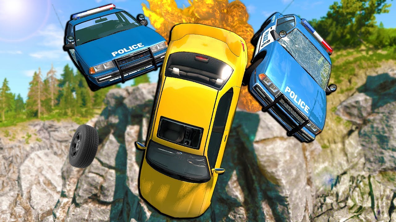 Crashing My Girlfriend to Help Stop a Police Chase!? (BeamNG ...