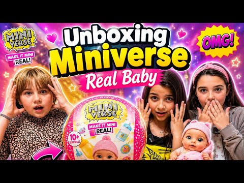 😱 Unboxing Miniverse Real Baby… ΔΕΝ ΠΙΣΤΕΥΑΜΕ τι είχε μέσα! Alena and Princess 