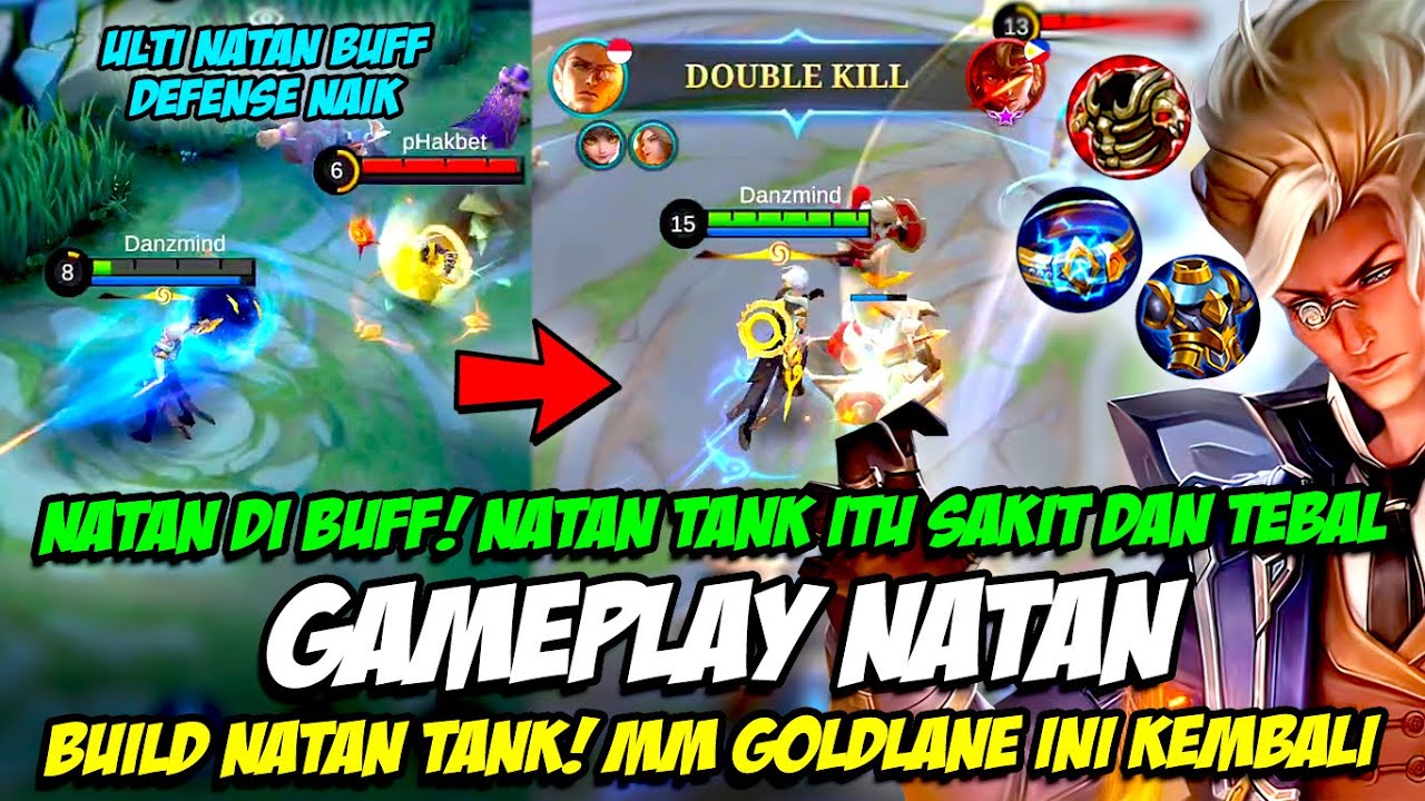 Gameplay Natan Natan Buff Natan Tank Tersakit And Terkuat Build Natan