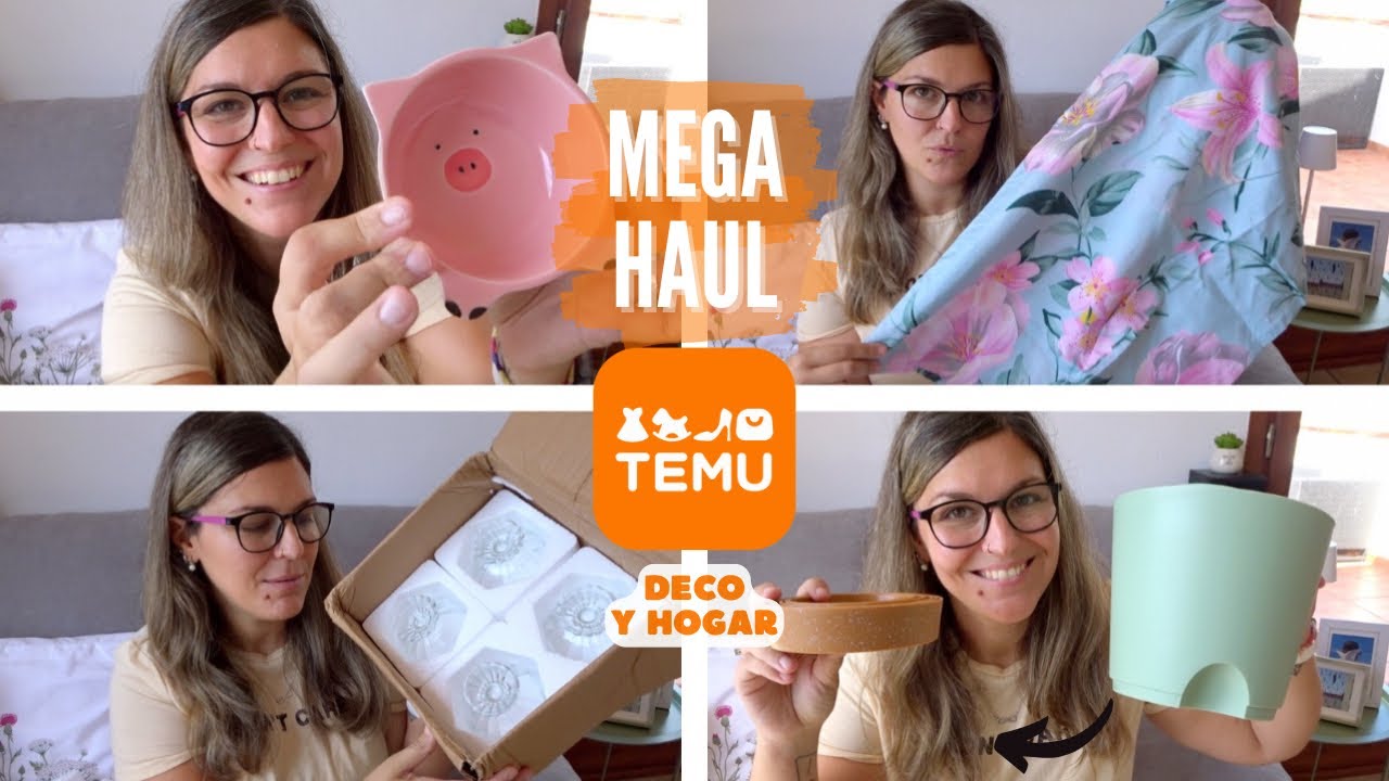 Mega HAUL TEMU Deco y Hogar 2024 *Descuentos y Cupones* - YouTube